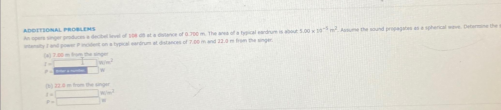 Solved ADDITIONAL PROBLEMS intensity I and power P ﻿incident | Chegg.com
