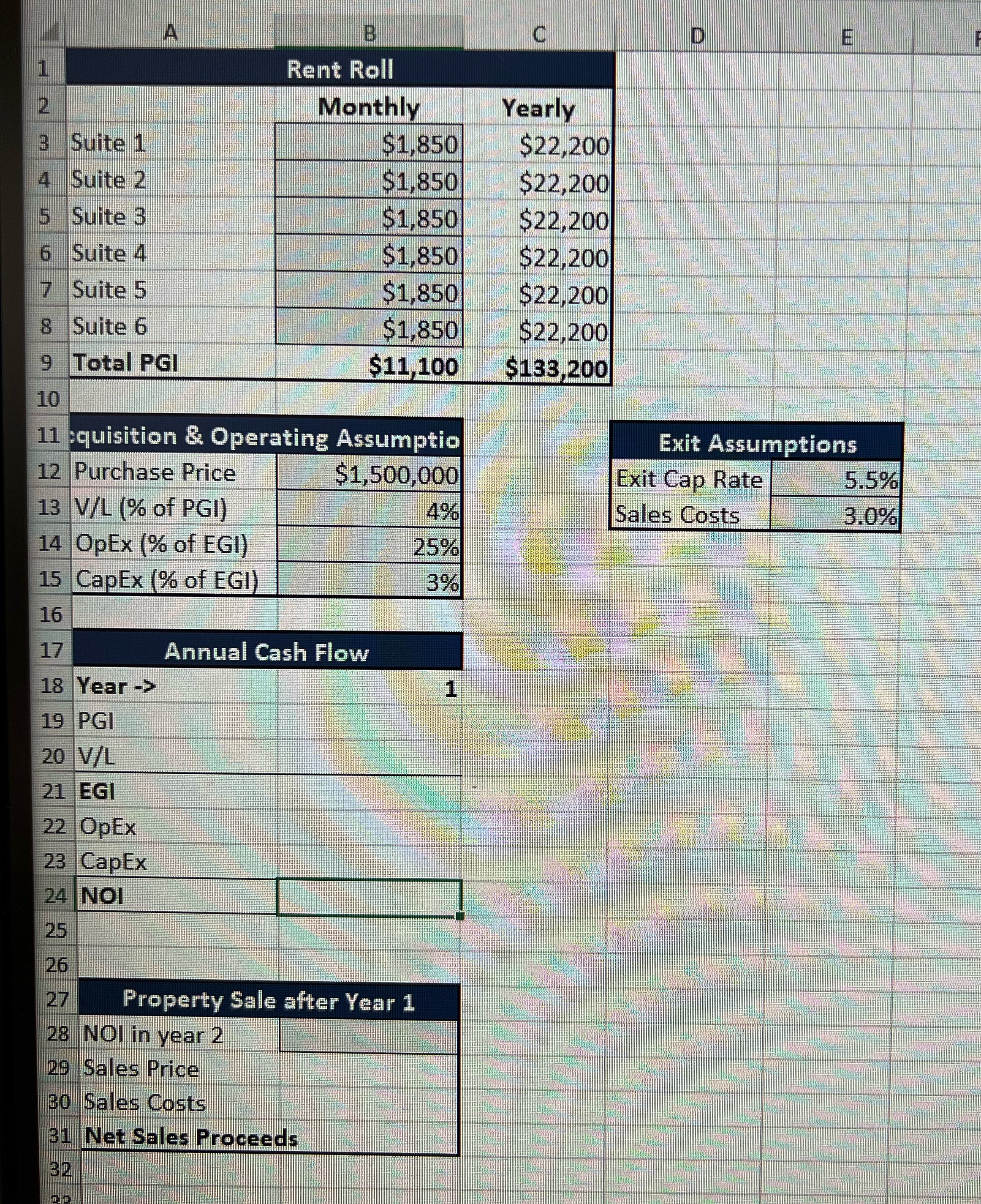 Solved PLEASE ANSWER IN EXCEL THANKS! Part 1 - ﻿Direct | Chegg.com