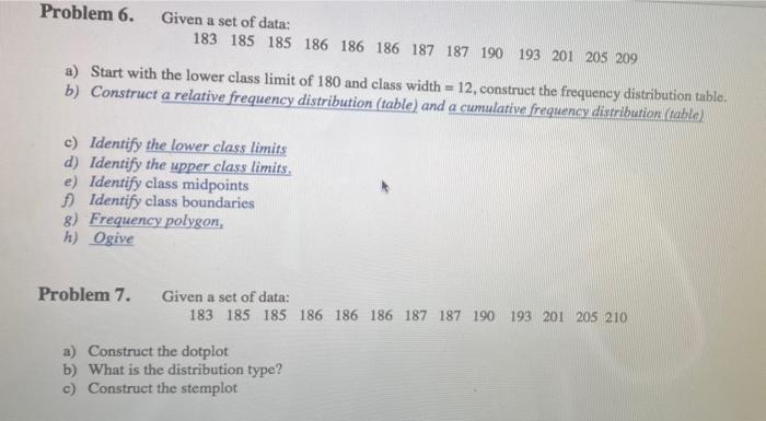 Solved Problem 5. Identify the method of collecting data. | Chegg.com