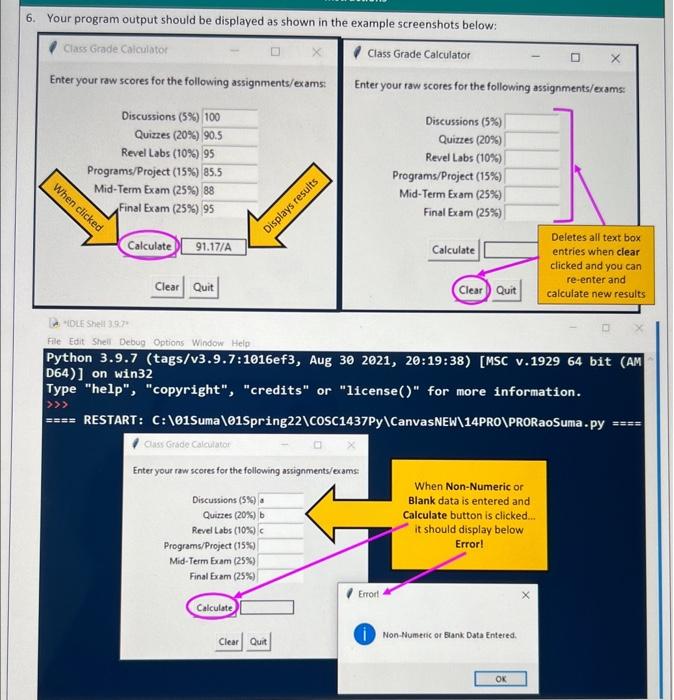Solved 3. You will develop a GUI based Grade Calculator OOP | Chegg.com