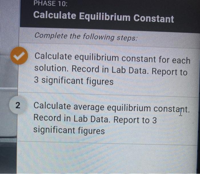 Solved Verify your equilibrium concentration calculation | Chegg.com