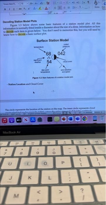 . Decode the station plots for each of the following | Chegg.com