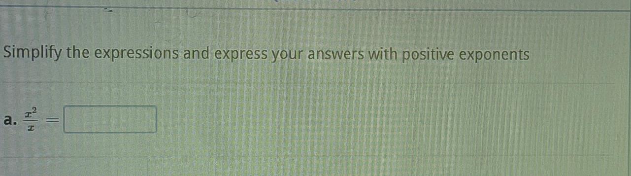 Solved Simplify the expressions and express your answers | Chegg.com