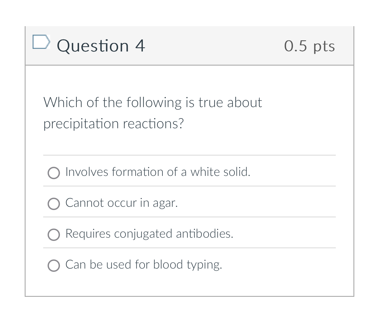 Solved Question 40.5 ﻿ptsWhich of the following is true | Chegg.com
