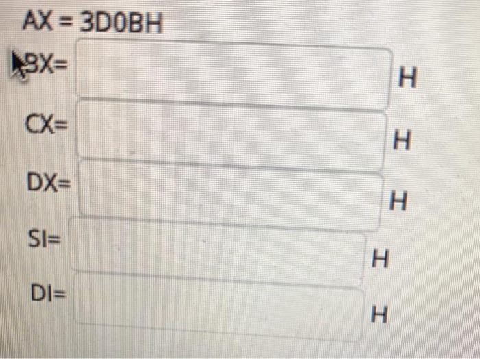 Solved After executing the following code segment , fill in | Chegg.com