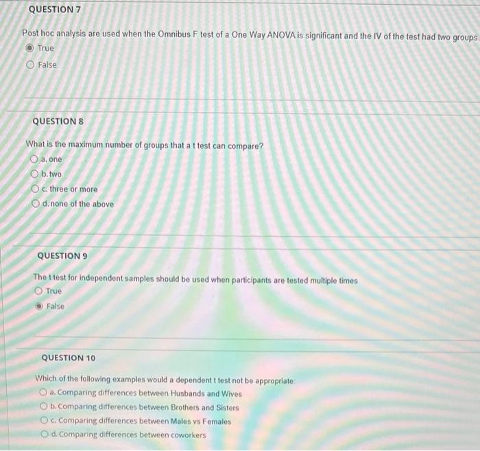 Solved In a One Way between groups ANOVA, the numerator of | Chegg.com