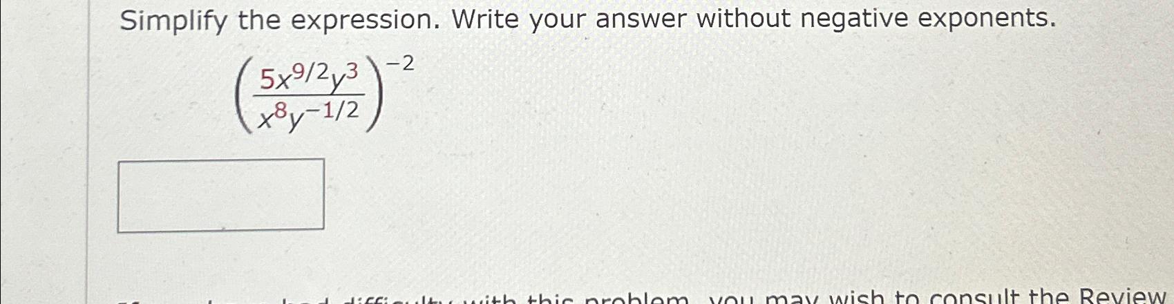 Solved Simplify the expression. Write your answer without | Chegg.com