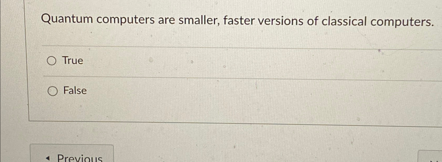 Solved Quantum computers are smaller, faster versions of | Chegg.com