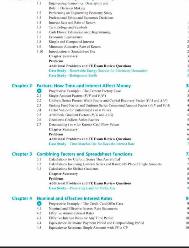 Solved \table[[1.1,Engineering Economics: Description | Chegg.com
