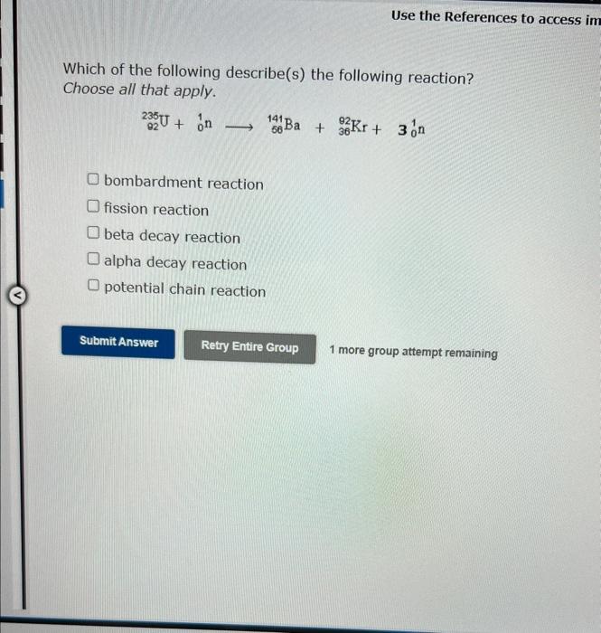 Solved Use the References to access im Which of the | Chegg.com