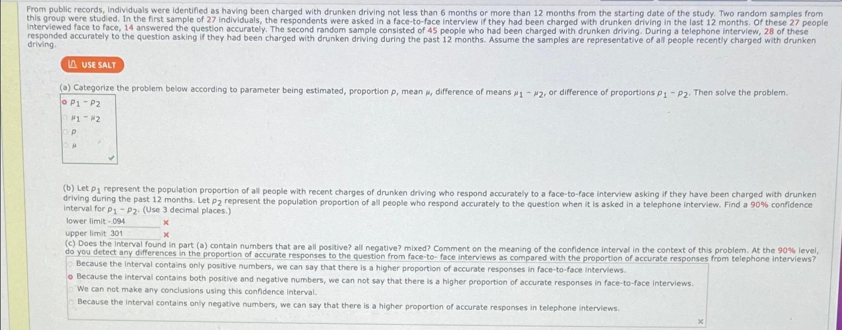 Solved driving.0p1-p2μ1-μ2pμinterval for p1-p2. (Use 3 | Chegg.com