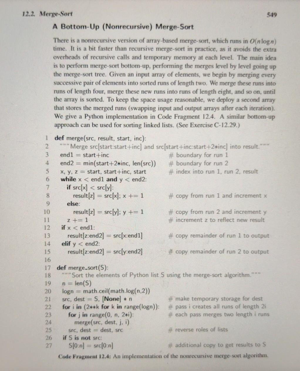 Solved Task 1: Implement InsertionSort algorithm for a given | Chegg.com