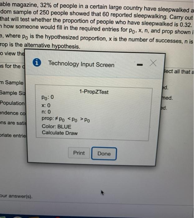 Solved According to a reputable magazine, 32% of people in a | Chegg.com