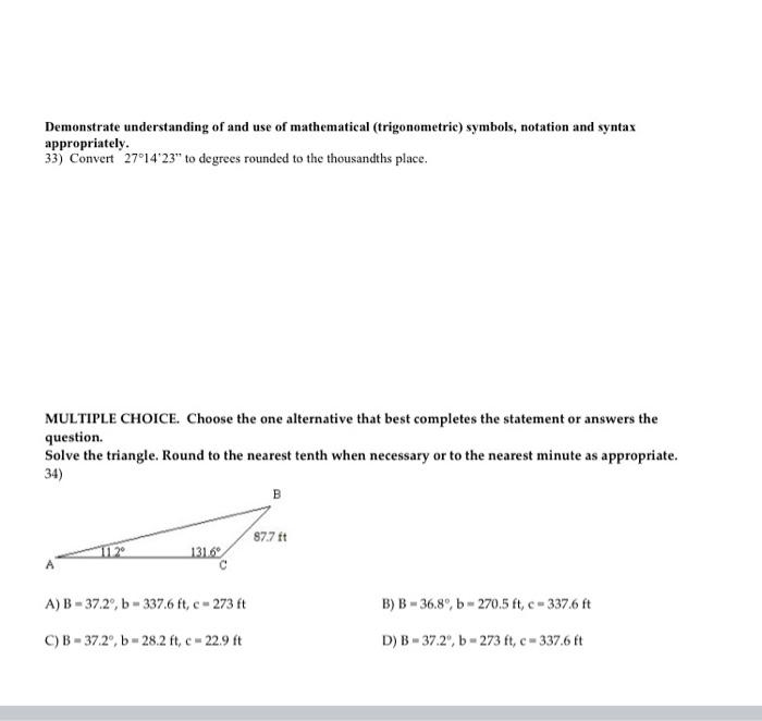 Solved Demonstrate understanding of and use of mathematical | Chegg.com