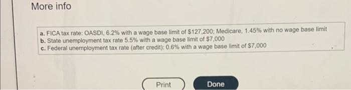 Solved The total wage expense for Grande Co. was $156,000. | Chegg.com