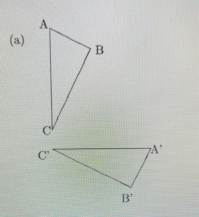 Solved Exain in detail what rigid motions transformed | Chegg.com