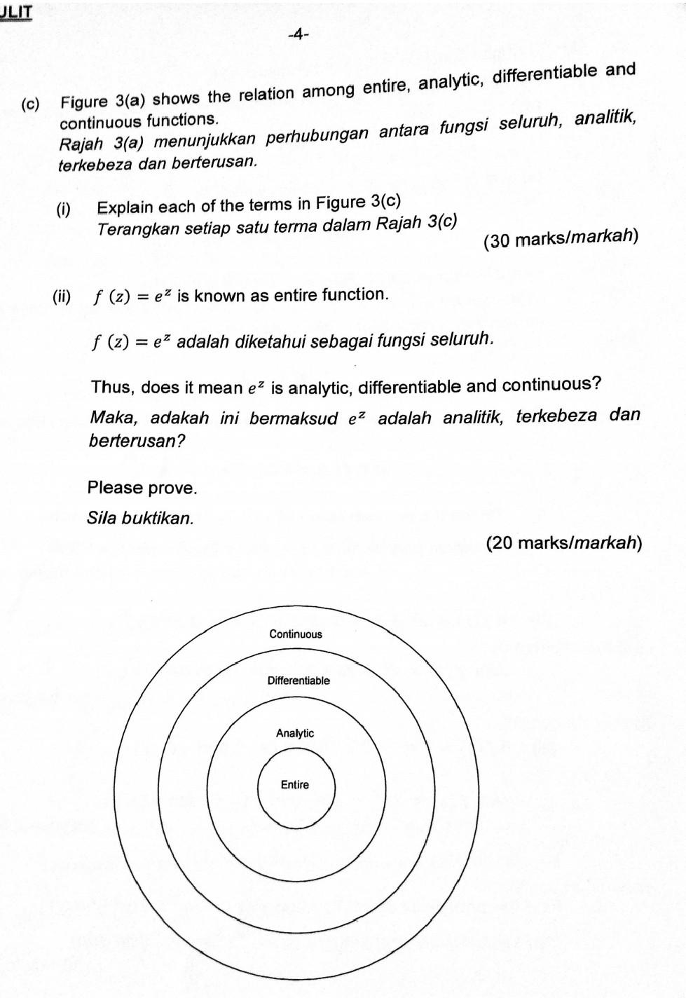 Solved (c) Figure 3(a) shows the relation among entire, | Chegg.com