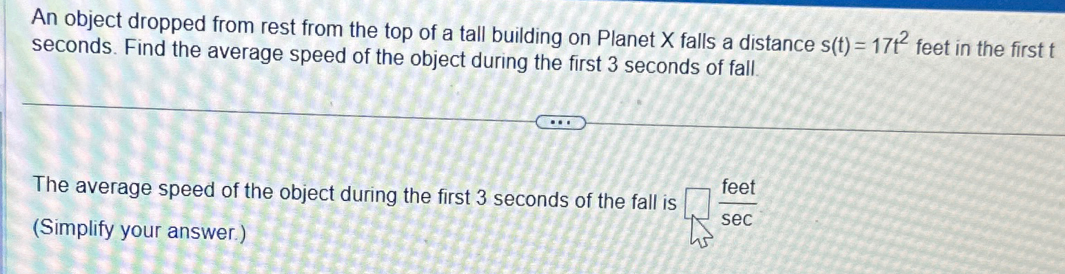 An object dropped from rest from the top of a tall | Chegg.com