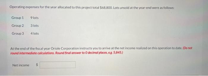 Solved Oriole Corporation purchased a tract of unimproved | Chegg.com