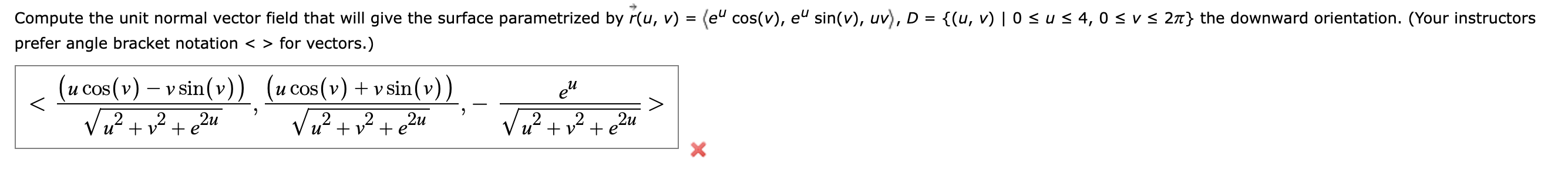 Solved Compute the unit normal vector field that will give | Chegg.com
