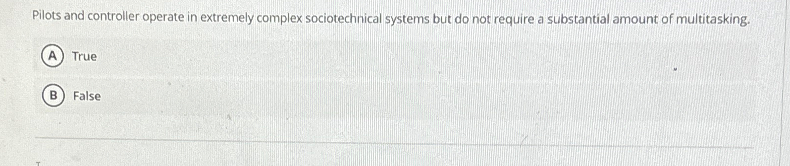 Solved Pilots and controller operate in extremely complex | Chegg.com