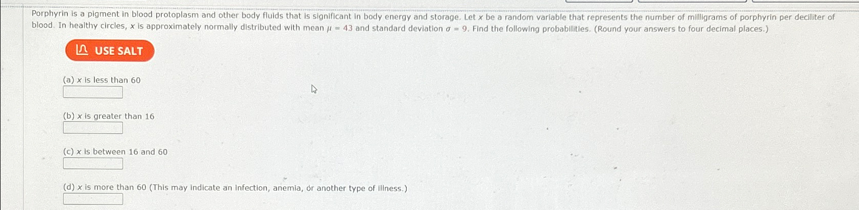 Solved (a) x ﻿is less than 60(b) x ﻿is areater than 16(c) x | Chegg.com