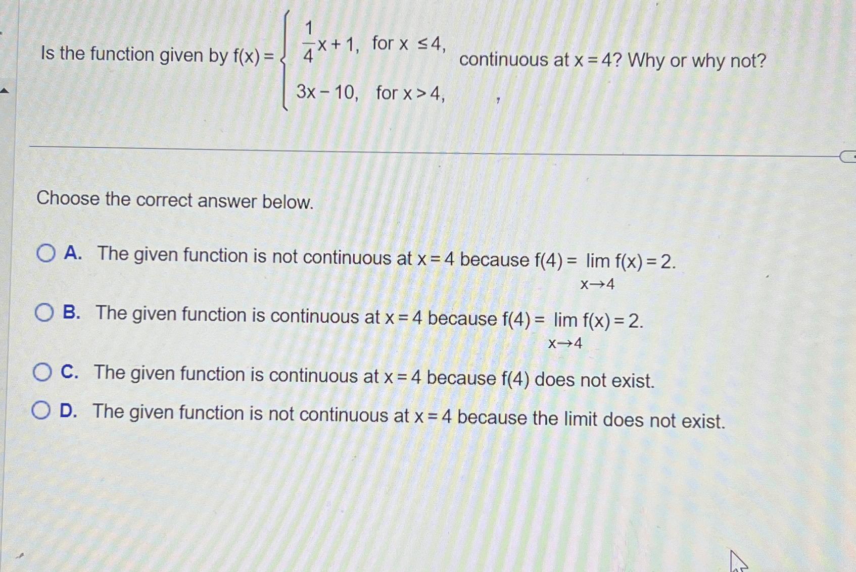 Solved Is the function given by | Chegg.com