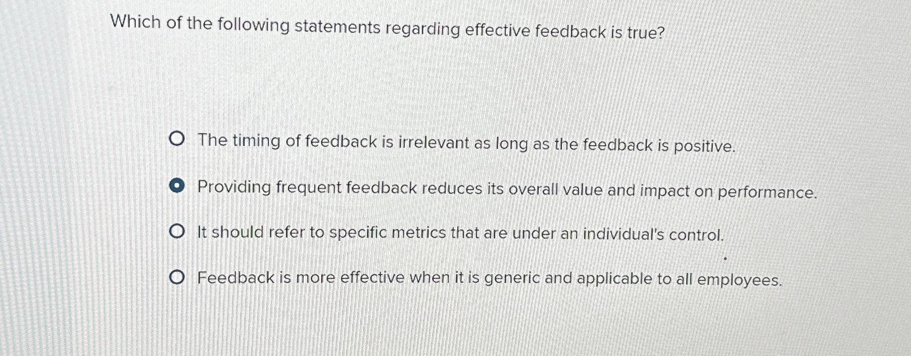 Solved Which of the following statements regarding effective | Chegg.com
