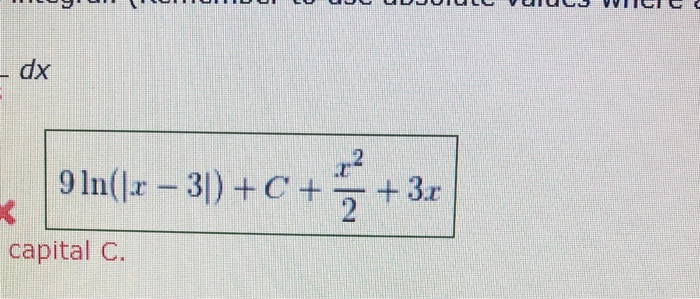 Solved Find the indefinite integral. (Remember to use | Chegg.com