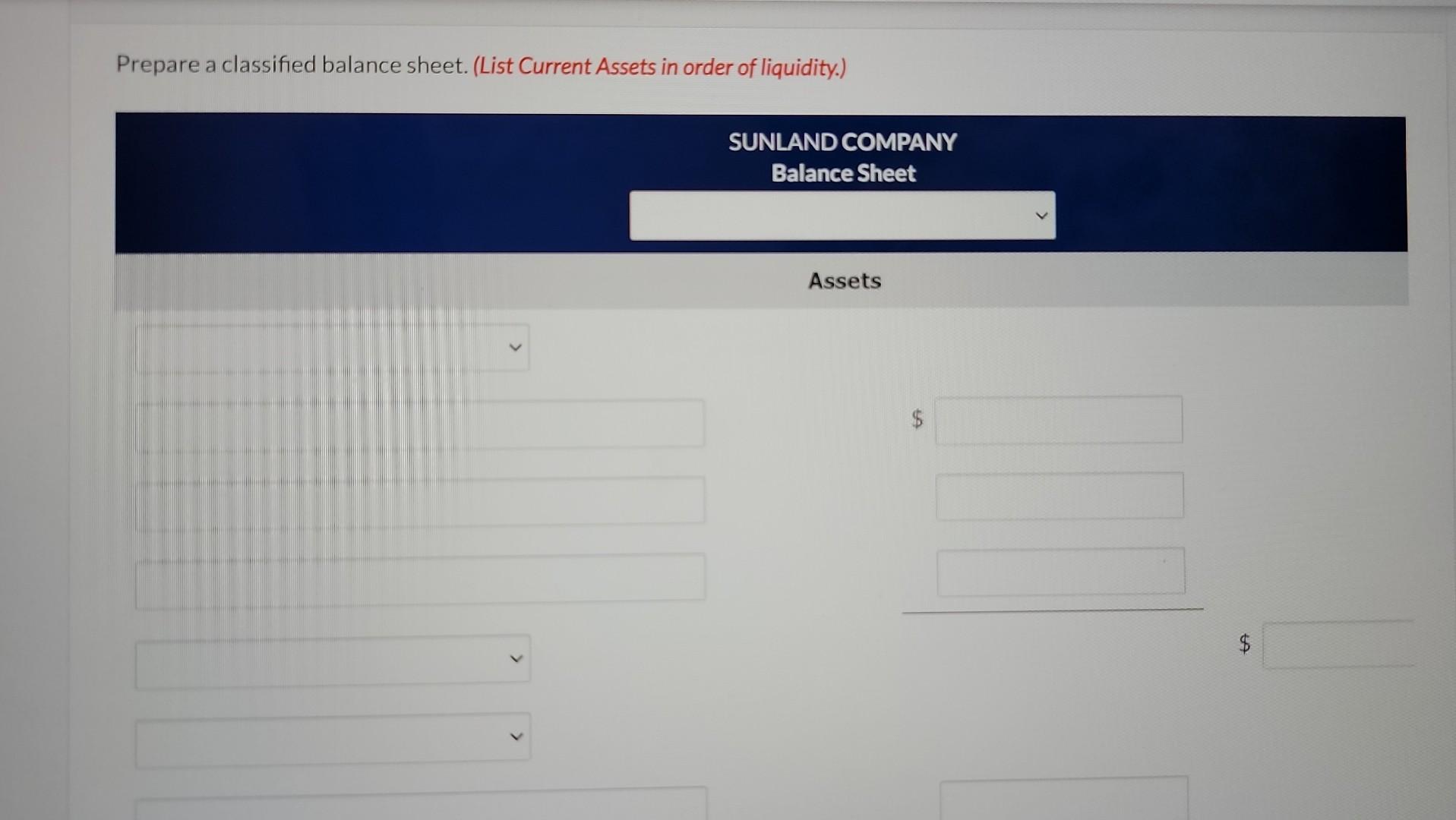 Solved The completed financial statement columns of the | Chegg.com