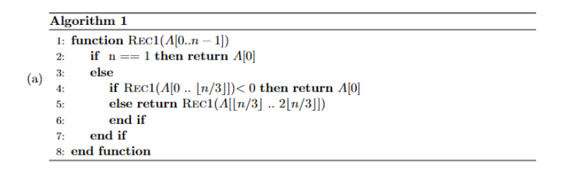 For each of the following divide-and-conquer | Chegg.com