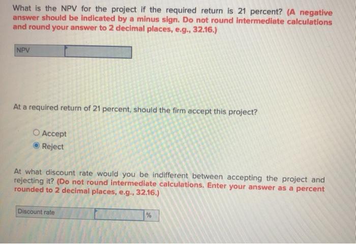 Solved Problem 9-9 Calculating NPV and IRR (LO1, 5) A | Chegg.com