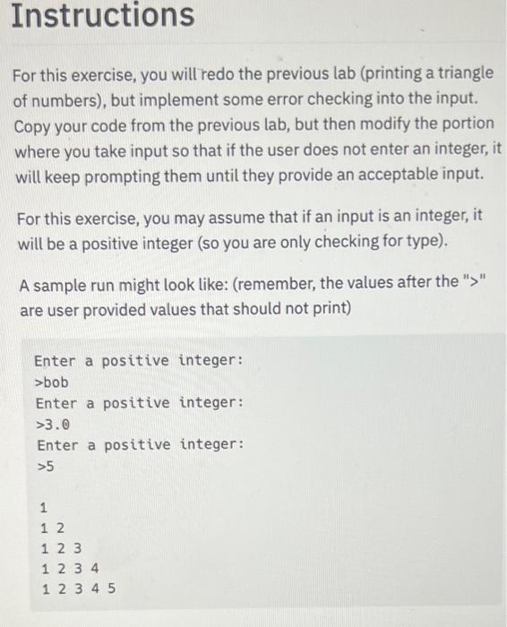 Solved Instructions For this exercise, you will redo the | Chegg.com
