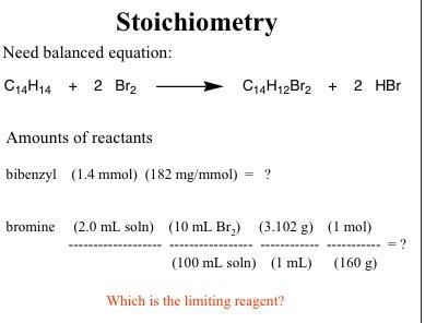 Solved Stoichiometry Need balanced equation: | Chegg.com