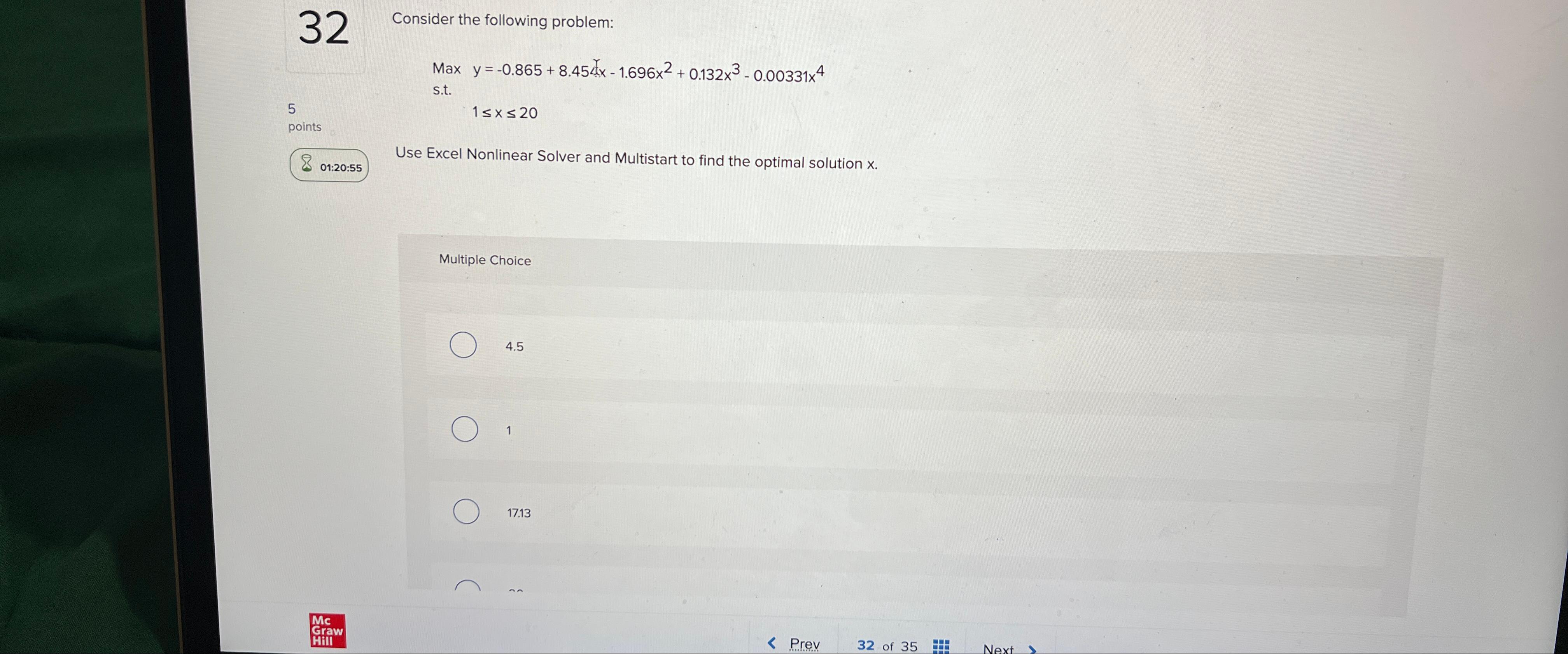 Solved 32Consider the following problem: ﻿Max | Chegg.com