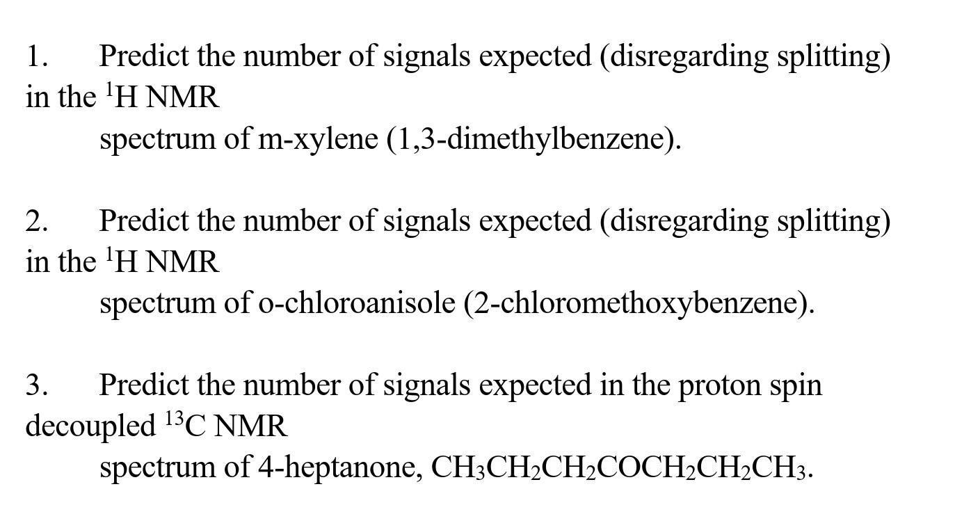 Solved Predict the number of signals expected (disregarding | Chegg.com