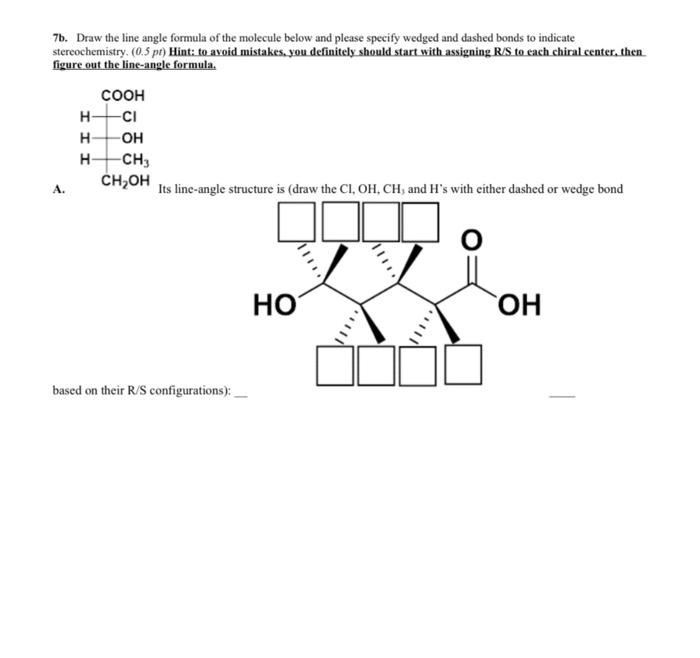 Solved 1. Draw the non-superimposable mirror image (aka | Chegg.com