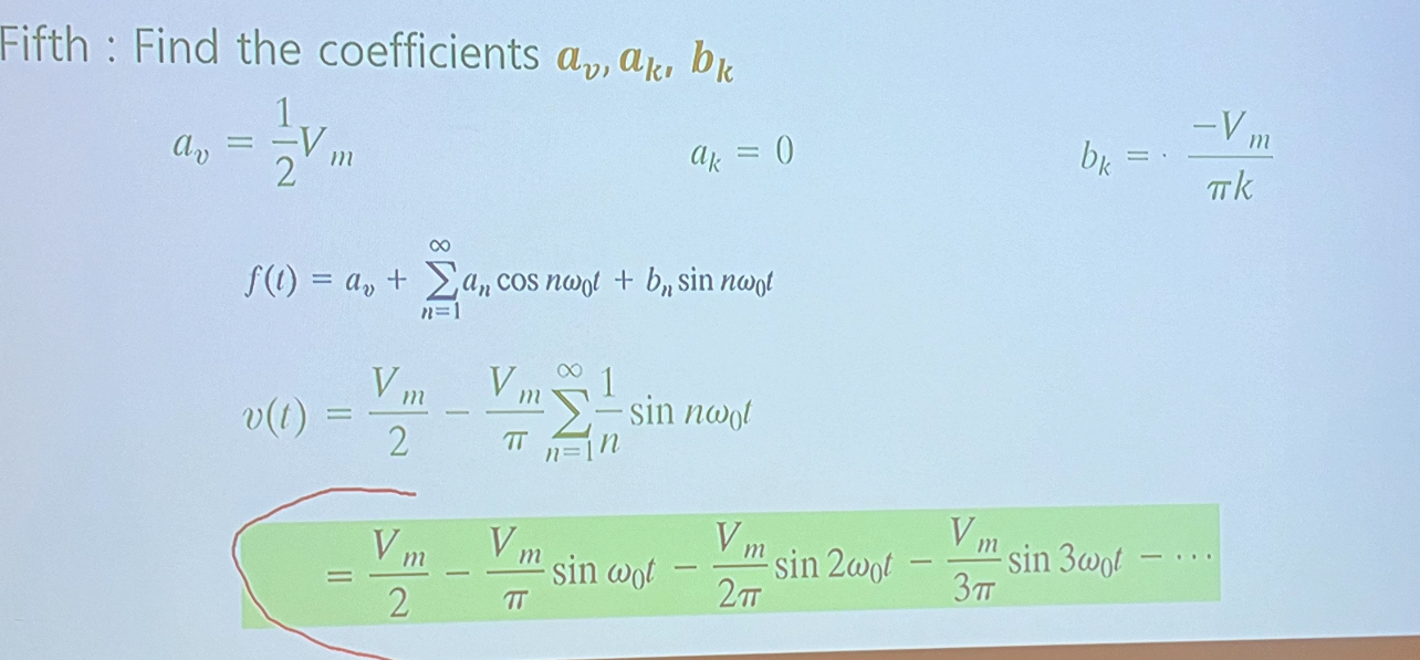 Solved Fifth : Find the coefficients | Chegg.com