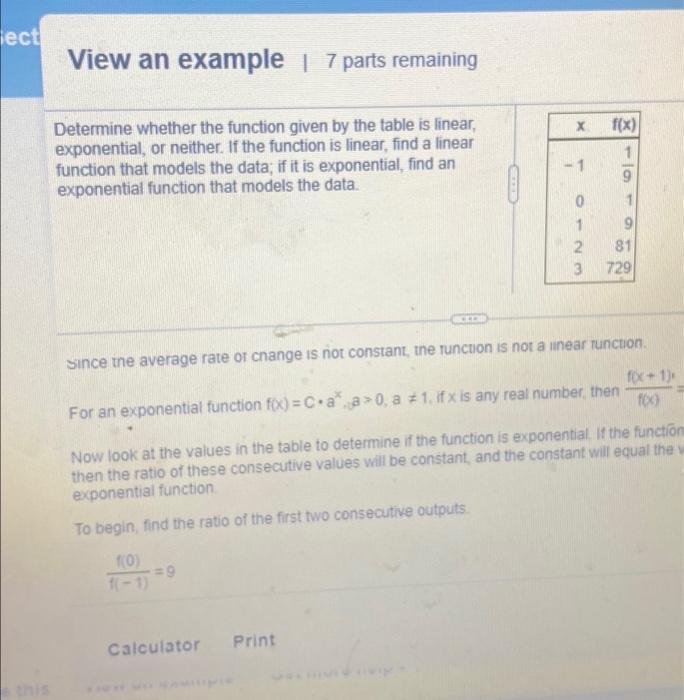 Solved ect View an example | 7 parts remaining Determine | Chegg.com