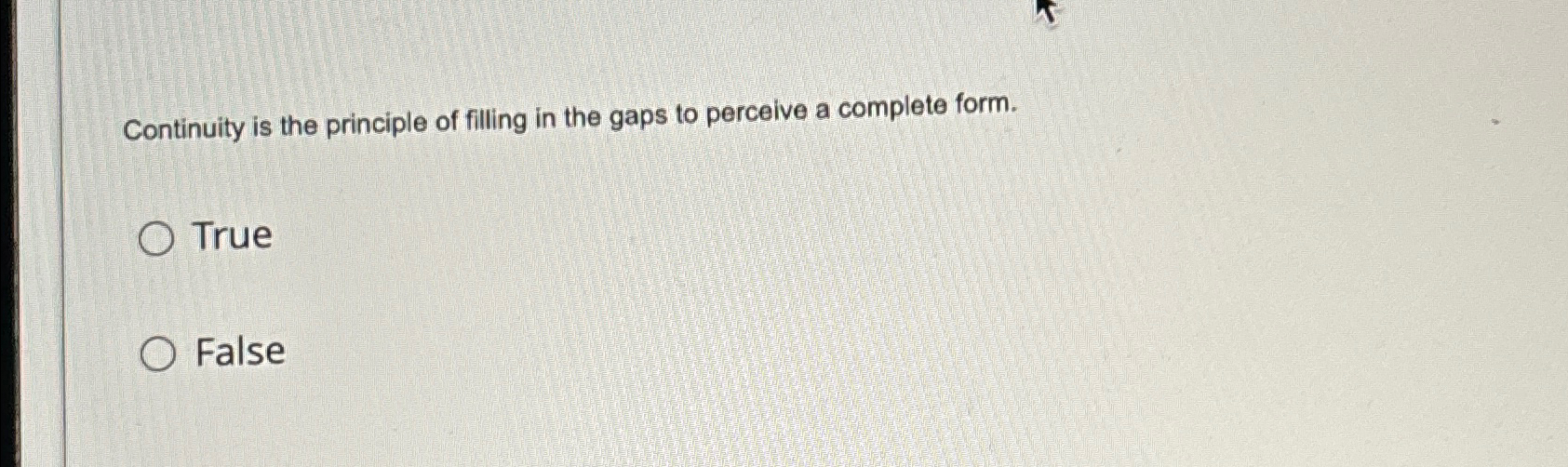 Solved Continuity is the principle of filling in the gaps to | Chegg.com