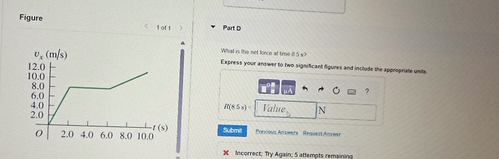 Solved A cat with mass 4.34 ﻿kg moves in a straight line. | Chegg.com