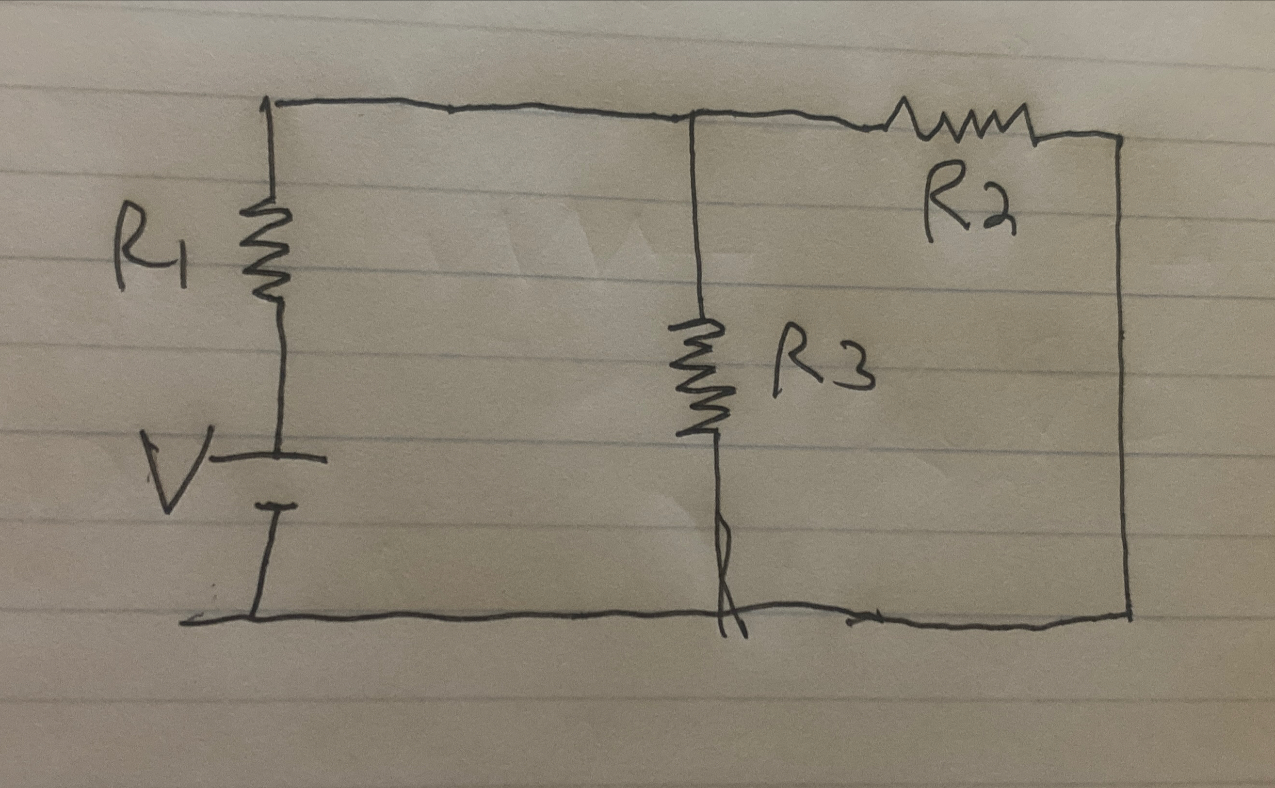 Three resistors are connected to a battery as shown | Chegg.com