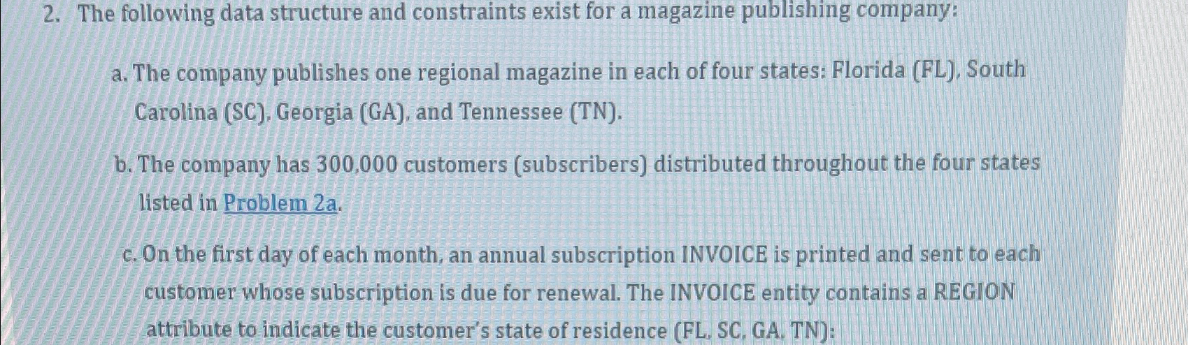 Solved The following data structure and constraints exist | Chegg.com