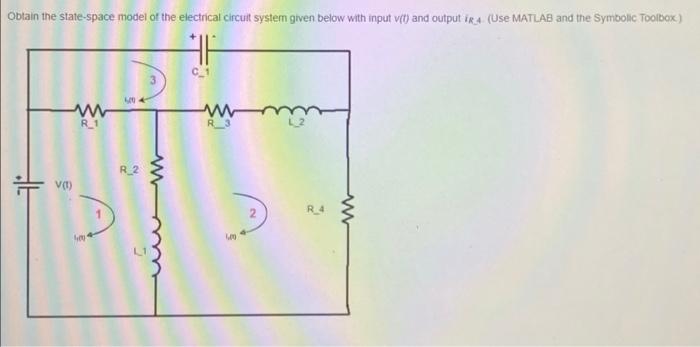 Solved Obtain the state-space model of the electrical | Chegg.com