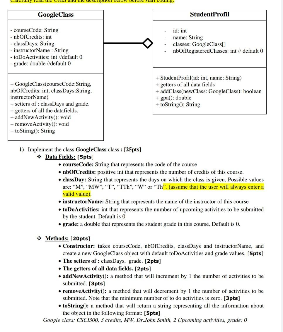 Solved не ол апа ппе Google Class Student Profil courseCode: | Chegg.com