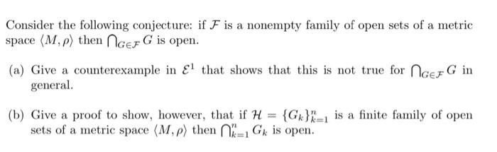 Solved Consider the following conjecture: if F is a nonempty | Chegg.com