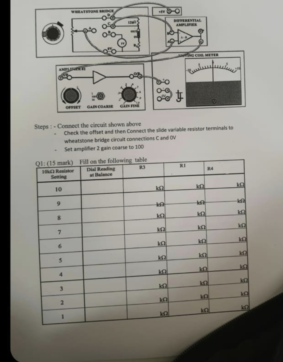 Solved Steps : - ﻿Connect the circuit shown aboveCheck the | Chegg.com