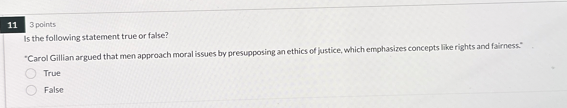 Solved 113 ﻿pointsIs the following statement true or | Chegg.com