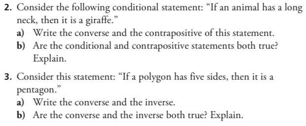 Solved 2 Consider The Following Conditional Statement “if