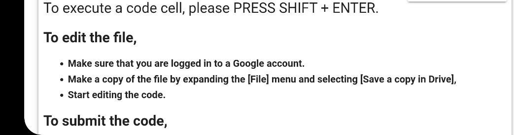 To execute a code cell, please PRESS SHIFT + ENTER. | Chegg.com